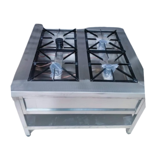 Square Four Burner Gas Cooker | Expert Commercial Kitchen