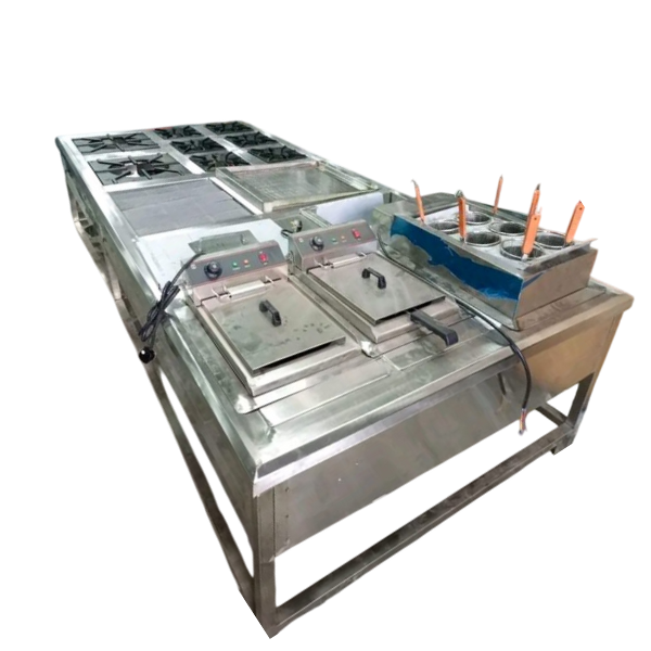 Stainless Steel Wide Range Combined Cooking Unit | Expert Commercial ...