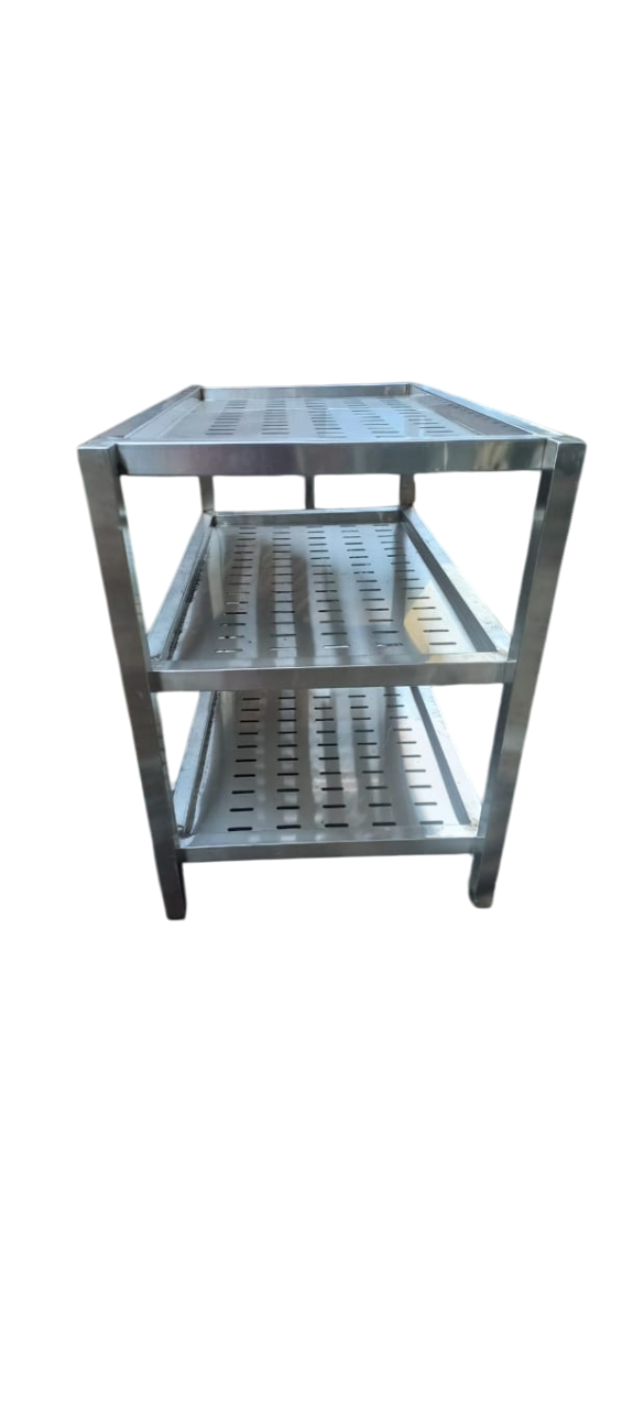 Stainless Steel Perforated Storage Rack | Expert Commercial Kitchen